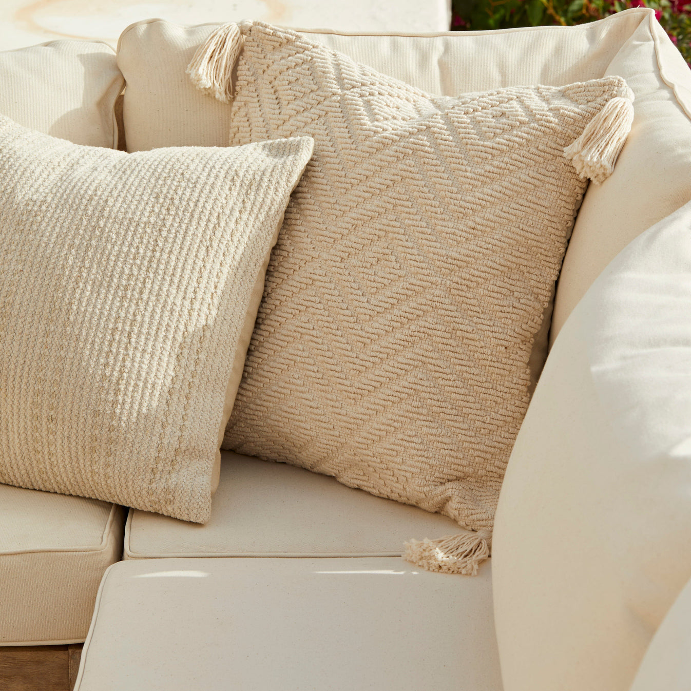 Shiro Wooden Garden Corner Sofa Set with Akira Coffee Table – Laura James Ireland