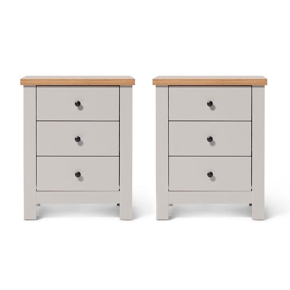 Bampton Grey 4 Piece Bedroom Set with Chest of Drawers - Laura James ...