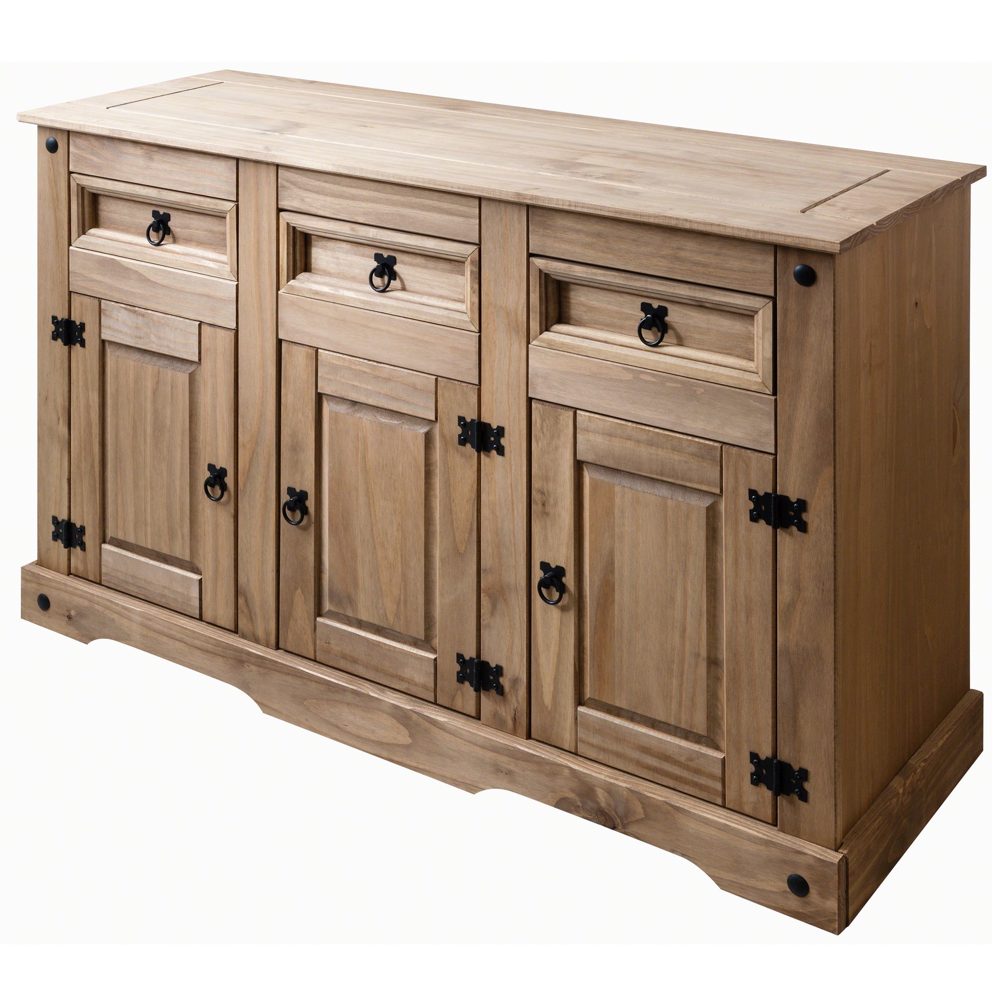 Sideboard - 3 Drawers 3 Doors - Solid Wood - Laura James Ireland